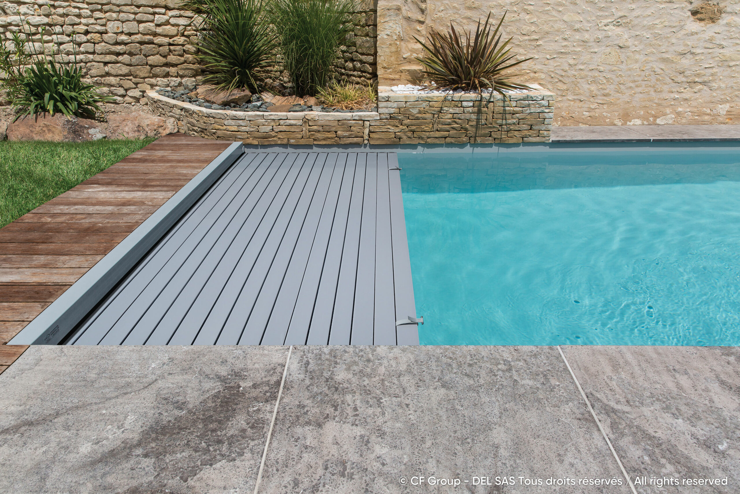Opaque PVC 84 slats - DEL Pool